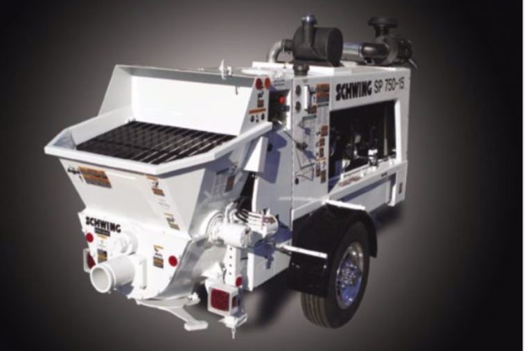 SCHWING SP 750 Trailer Mounted Concrete Pump Hire • Embassy Concrete ...